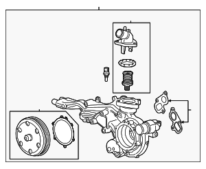 2014-2020 GM Engine Water Pump 12685257 GM | GMPartsDirect.com