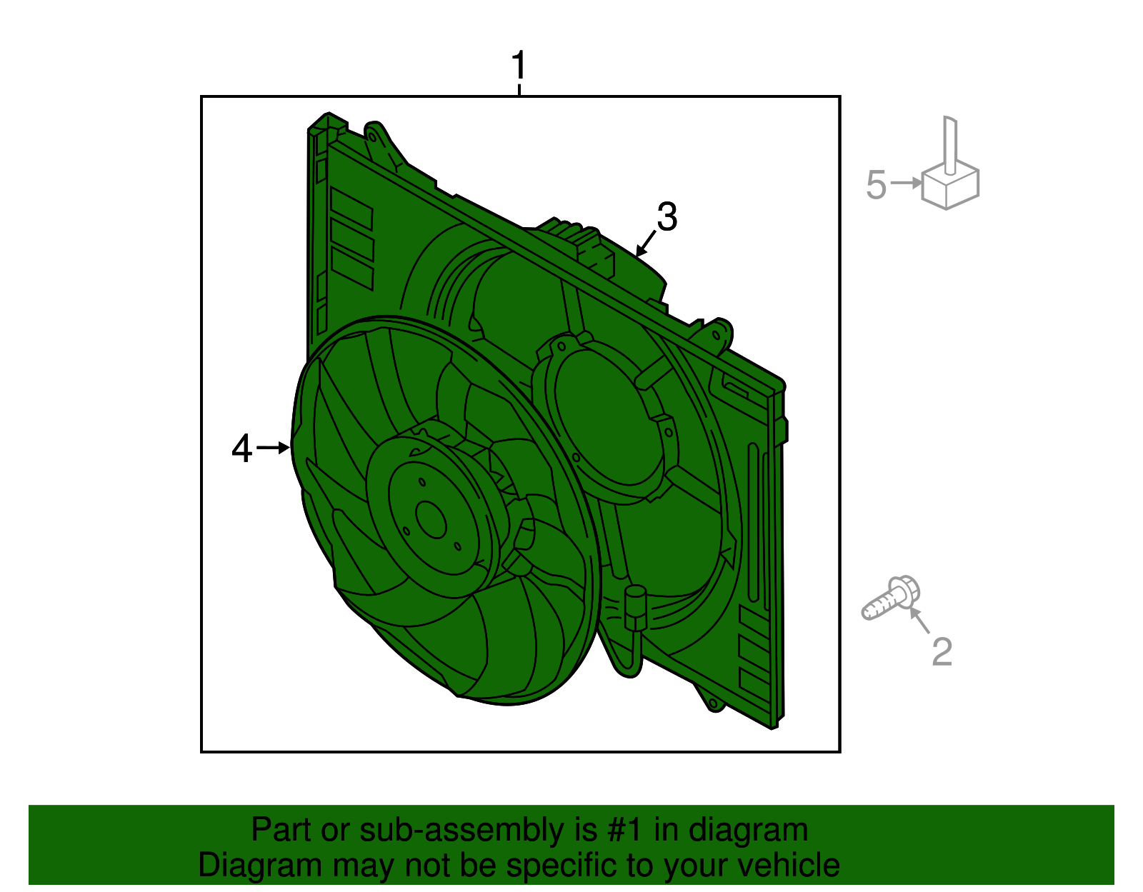 2016-2023 Mazda CX-9 Fan Assembly PY8W-15-025 | OEM Parts Online