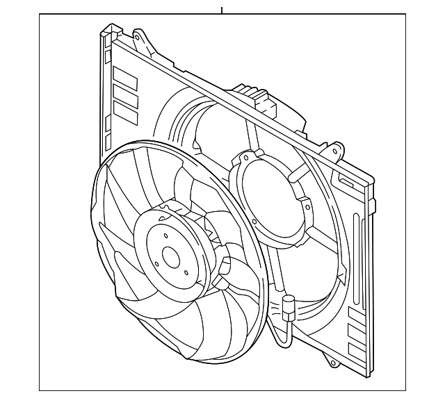 PY8W-15-025 - Fan Assembly - 2016-2023 Mazda CX-9 | Mazda Swag