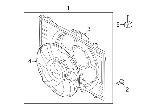 2016-2020 Mazda CX-9 Fan Assembly PY8W-15-025 | TascaParts.com