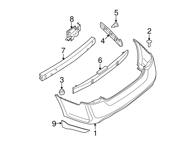 2009-2014 Nissan Maxima Energy Absorber 85090-9N00A | Parts for Nissans