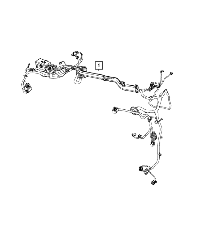 2023-2024 Ram Dash Right Wiring 68549573AC | Mopar eStore