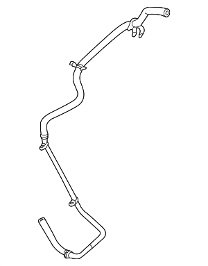 2011-2015 Mopar Return Hose 5154407AG | TascaParts.com