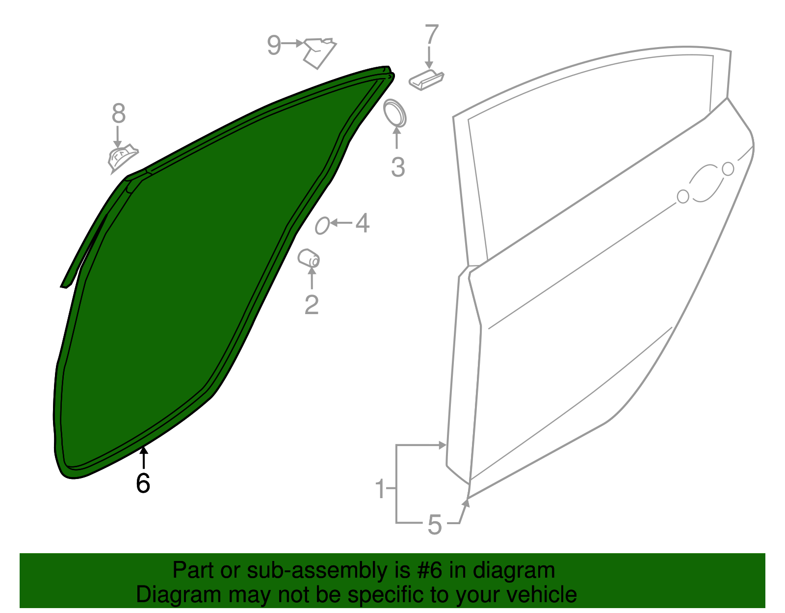 2017-2018 Kia Forte 2017-2018 Kia Forte - Door Weather-Strip 83130 ...
