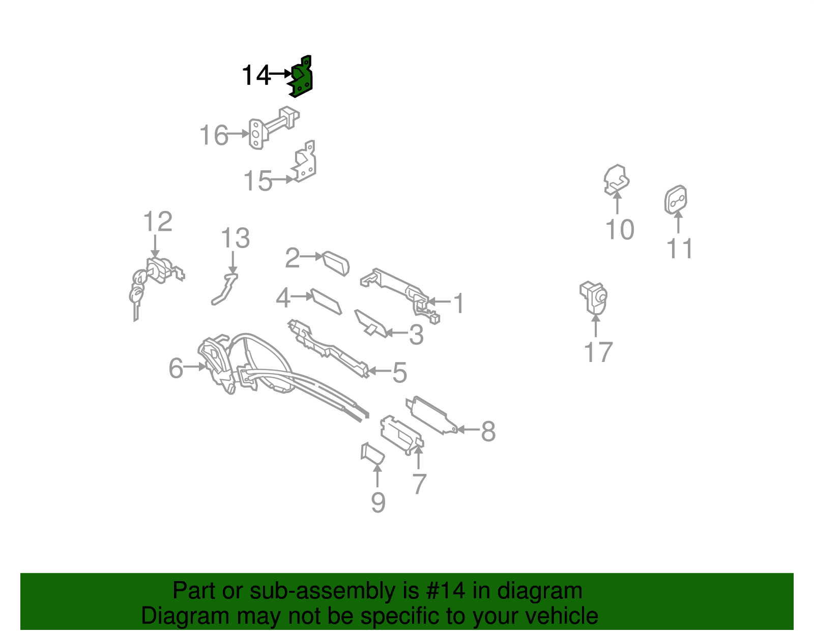 2008-2015 Infiniti Upper Hinge 80401-JL00A | Faulkner Infiniti of ...