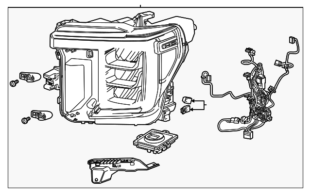 2020-2022 GMC Headlamp 86788464 | GM Parts Center