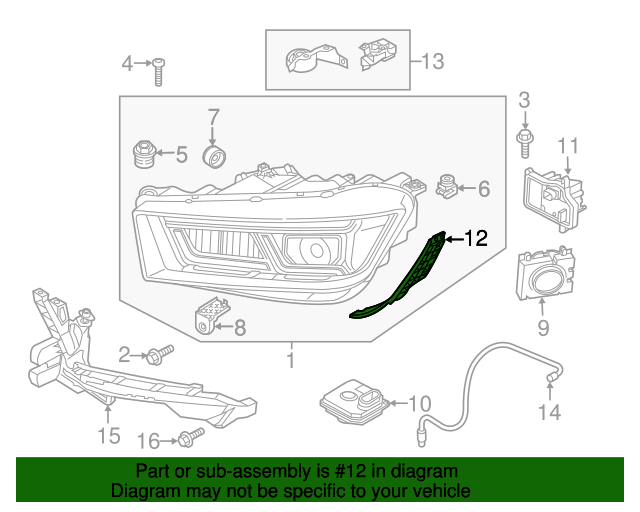 80A-941-191 - Side Seal 2018-2020 Audi | Audi OEM Parts