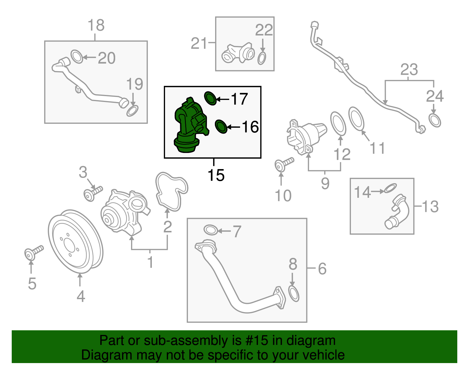 2017-2025 Porsche Water Valve PAB-121-678-A | OEM Parts Online