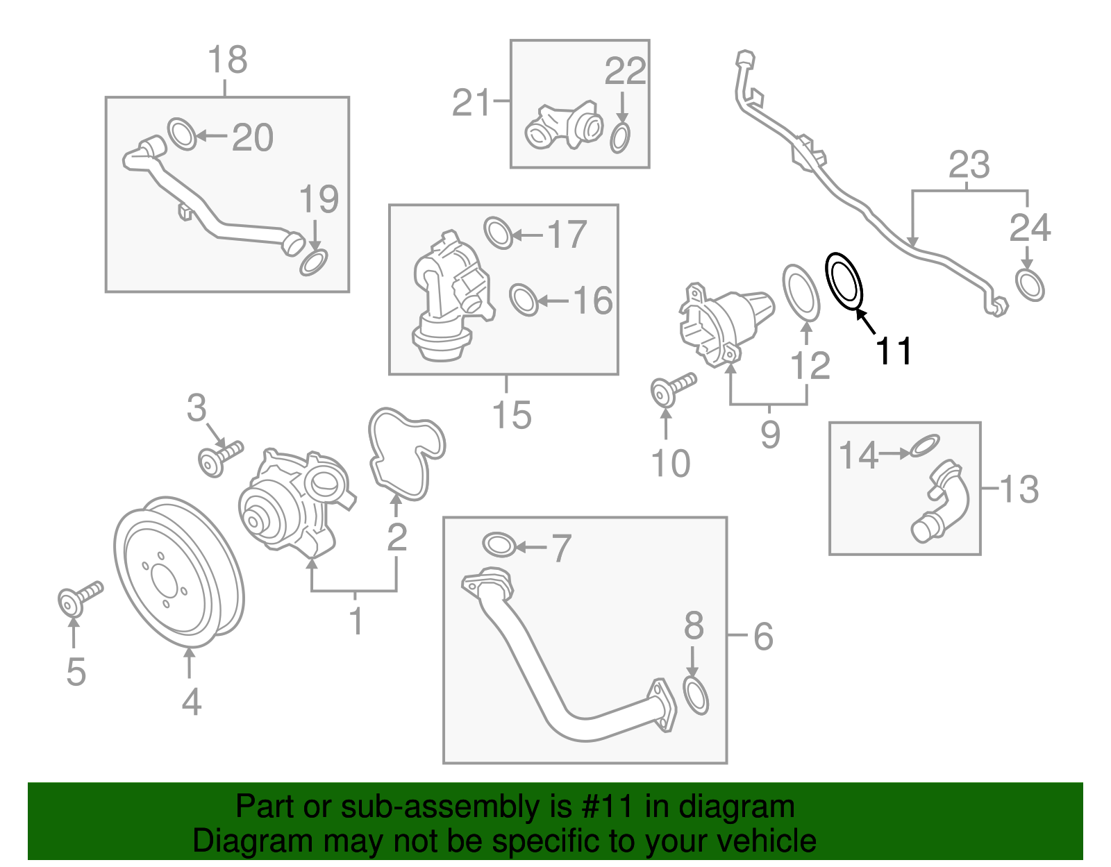 2017-2024 Porsche Thermostat Unit O-Ring 9A7-121-688-00 | Sunset ...