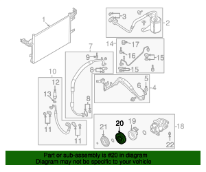 2008-2012 Ford A/C Compressor Clutch Pulley 8G1Z-19D784-A | OEM Parts ...