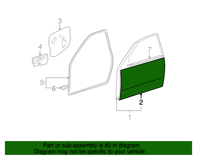 2006-2014 Lexus Outer Panel 67112-53020 | Longo Lexus