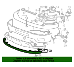 2011-2014 Chevrolet Black Front Air Deflector Extension 20845670 GM ...