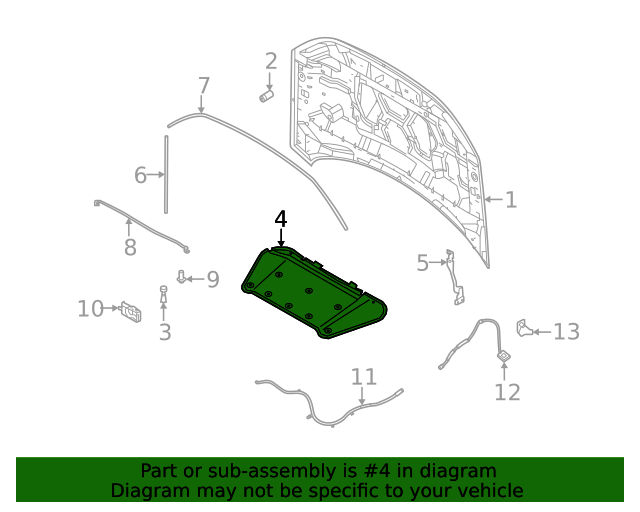 2021-2023 Ford Bronco Sport Insulator M1PZ-16738-B | OEM Parts Online