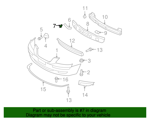 2006-2010 Hyundai Sonata Side Bracket Retainer 86592-3K000 | OEM Parts ...