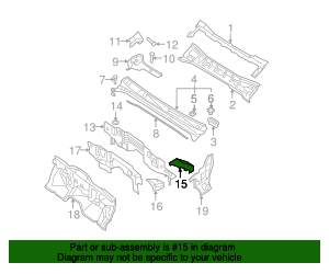 2005-2021 Nissan Frontier Foot Rest 67840-ZS00A | TascaParts.com