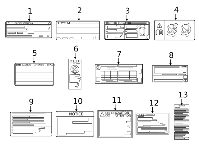 2021-2022 Toyota Prius Prime AC Label 88723-47240 | Toyota Parts Center