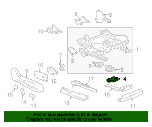 2020-2025 Cadillac Front Seat Heater Vent Control Module 13534675 GM ...