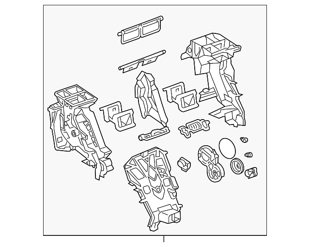 2016-2020 Buick Envision Air Conditioning Evaporator and Blower Case ...