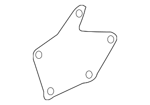 2005-2023 Toyota Tacoma Fender Apron Seal (Front, Upper) 53735-04060 ...