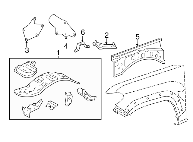 53708-04900 - Apron Assembly 2016-2023 Toyota Tacoma | Ourisman Toyota ...