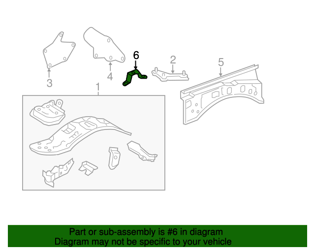 53835-04010 - Upper Rail Brace - 2016-2023 Toyota Tacoma | OEM Genuine ...