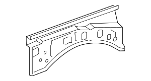 53705-04900 - Fender Rail (Right, Front) 2016-2023 Toyota Tacoma ...