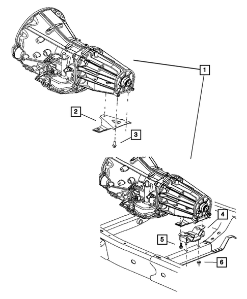 Engine Mounting for 2006 Dodge Durango | DodgeParts.com