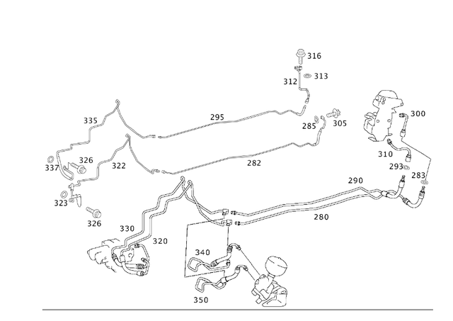 2003-2012 Mercedes-Benz Hose 230-997-06-82 | Mercedes-Benz Parts