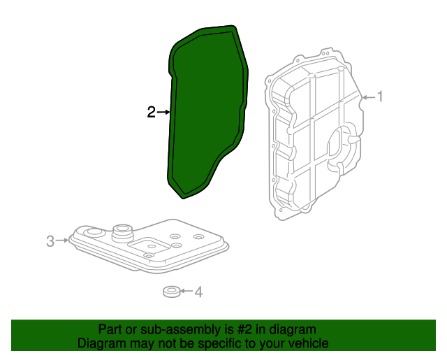 9L8Z-7F396-A - Side Cover Gasket 2009-2012 Ford | Big 3 Auto Parts