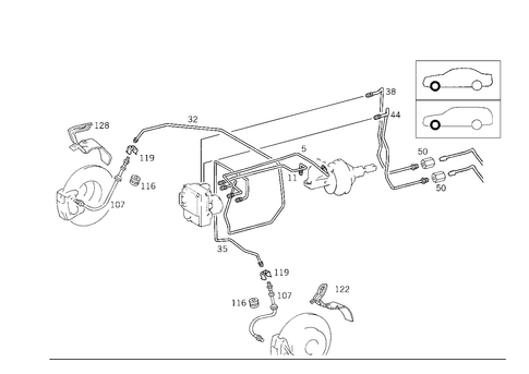 Brake Lines for 2002 Mercedes-Benz E55 AMG | Mercedes-Benz USA Parts