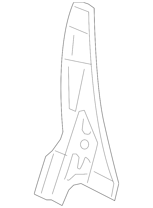 66521-TR0-A10ZZ - Gusset, R Rear Bulkhead 2012 Honda Civic | Honda ...