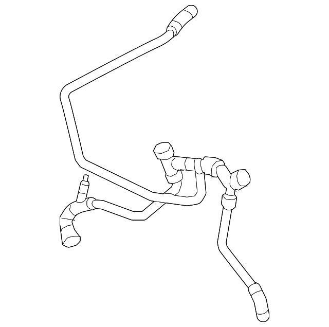 2012-2019 BMW Reservoir Hose 17-12-2-284-289 | OEM Parts Online