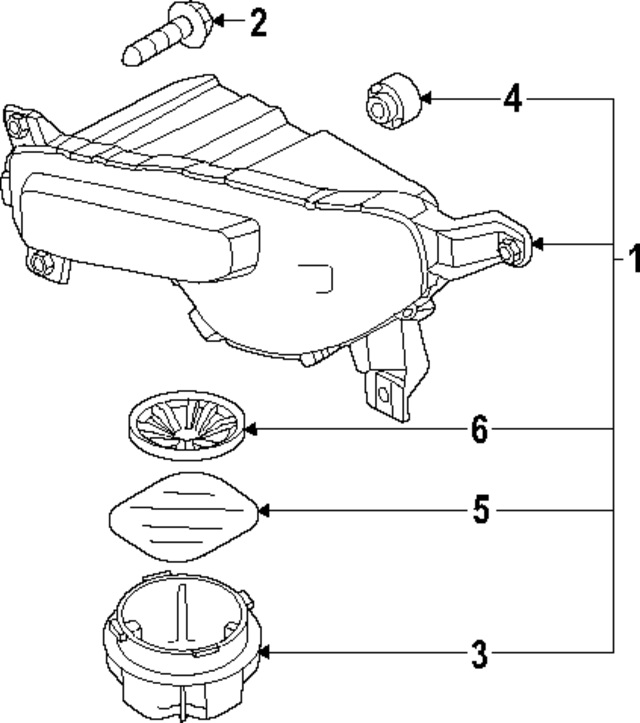 92202-AT000 - Fog Lamp Assembly 2023-2024 Kia | Kia.Parts Store