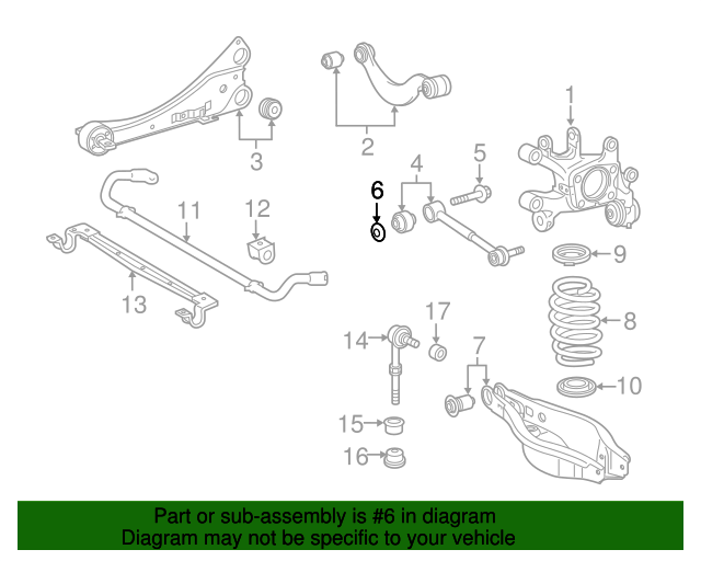 48198-42010 - Lower Arm Adjust Cam - 2013-2018 Toyota | OEM Genuine ...