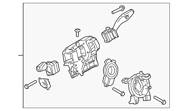 EJ7Z-3F791-CA - Housing Assembly Steering Column 2015-2016 Lincoln MKC ...