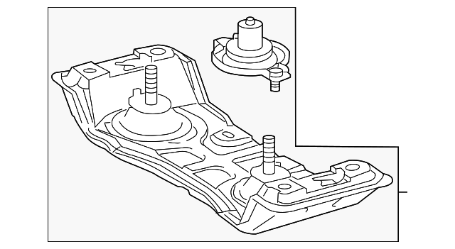 2008-2011 Lexus GS450h Cross-Member 12380-31041 | OEM Parts Online
