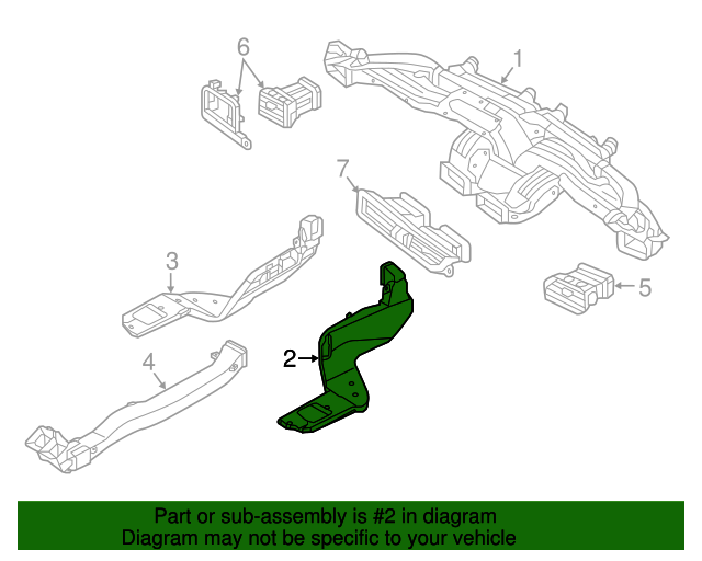 2016-2020 Kia Optima Rear Duct - Passenger Side (RH) 97370-D5000 ...
