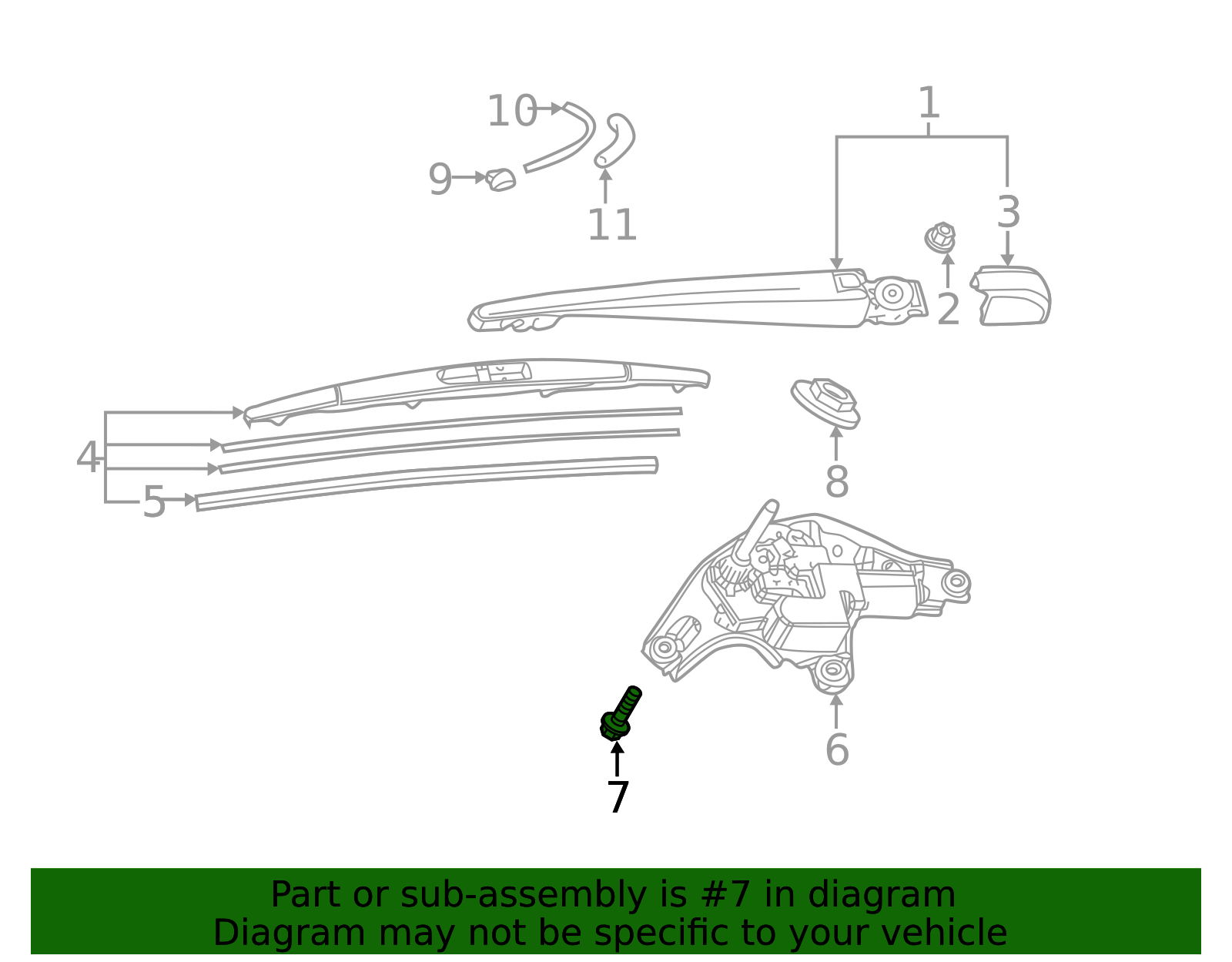 2010-2025 Toyota Air Cleaner Assembly Bolt 90119-A0279 | Toyota Parts ...