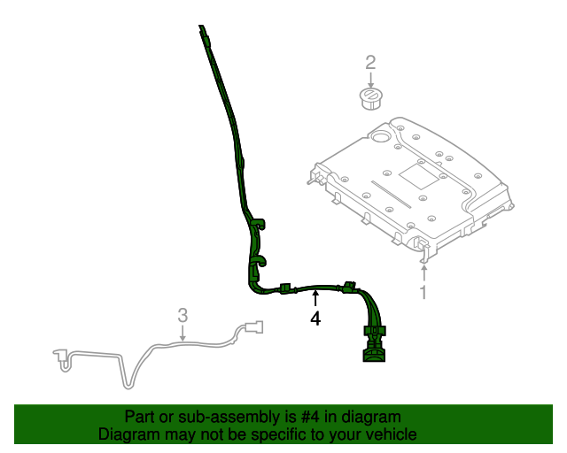 2010-2012 Ford Wire Harness AM6Z-14289-A | TascaParts.com