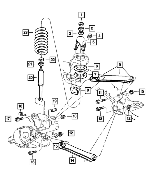 Front Suspension for 2007 Dodge Ram 3500 | Wholesale MOPAR
