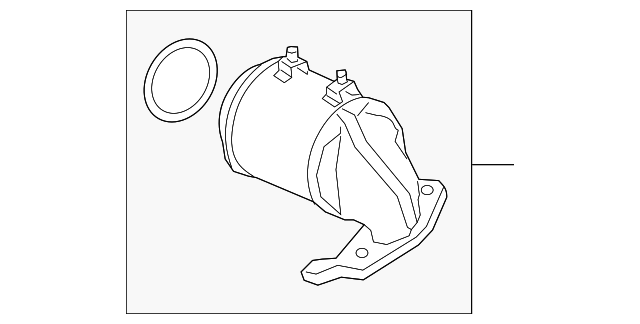 12701238 GM Passenger Side Warm Up Three-Way Catalytic Converter with ...