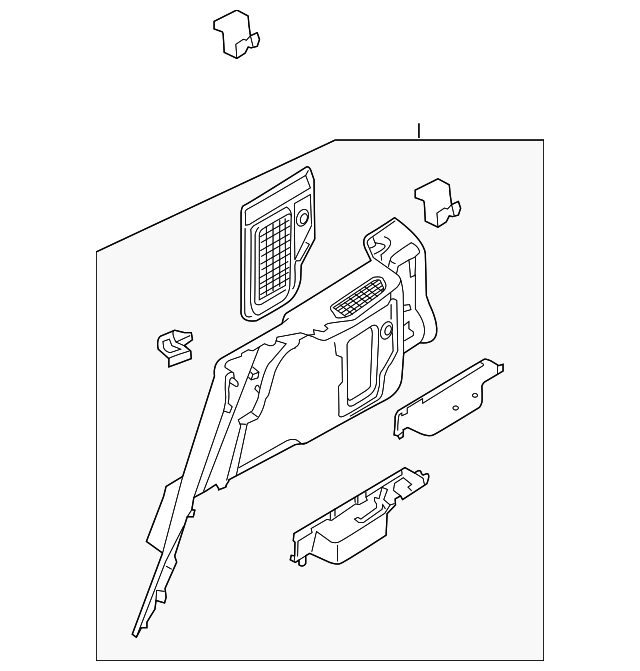 Genuine Quarter Trim Panel for 2015-2019 Land Rover Discovery Sport ...