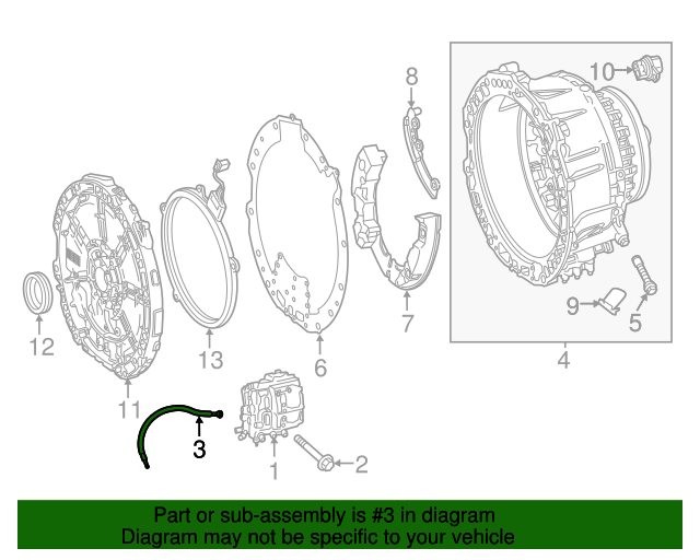 212-440-38-53 - Wire Harness 2013 Mercedes-Benz | Mercedes-Benz USA Parts
