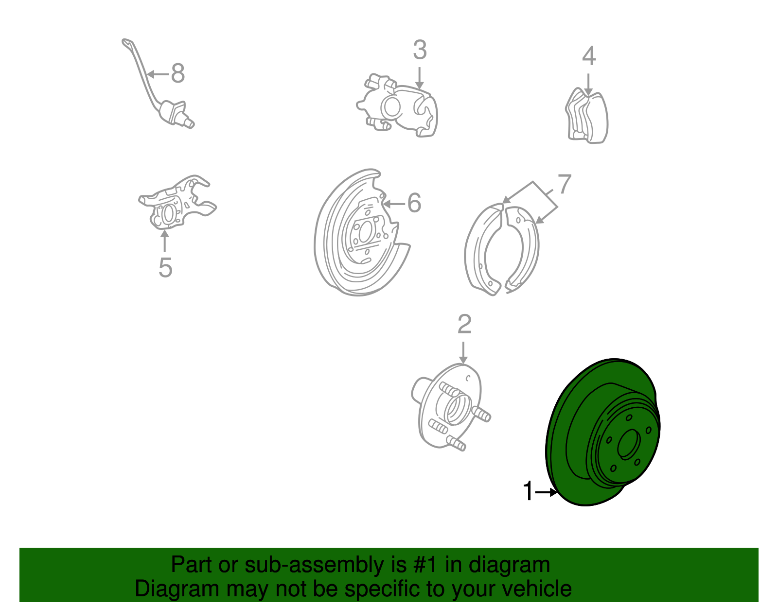 BRRF-80 - Motorcraft™ Rotor 2002-2006 Ford | AutoNation Parts