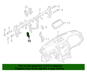68172-1LA0A - Reinforced Beam Stay - 2017-2024 Nissan Armada | Nissan ...