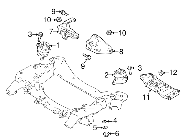 21825-J5550 - Side Mount Bracket 2022-2023 Kia Stinger | Kia.Parts Store