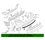 51127432640 - 2018-2020 BMW Molding Strip (51-12-7-432-640) | BMW of ...