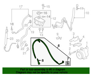 Genuine OEM Pressure Hose Part# LR056319 Fits 2013-2022 Land Rover: Up ...