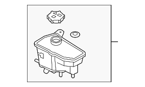 2013-2022 Land Rover Active Suspension Fluid Reservoir LR072550 | OEM ...