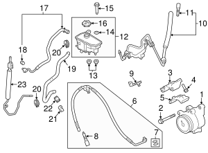 Genuine OEM Active Suspension Fluid Reservoir Part# LR072550 Fits 2013 ...